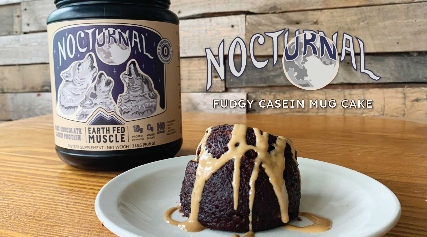 Fudgy Casein Mug Cake – Earth Fed Muscle