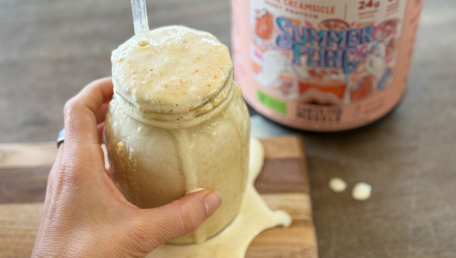 Orange You Glad It’s Leg Day Pre-Workout Slushie – Earth Fed Muscle