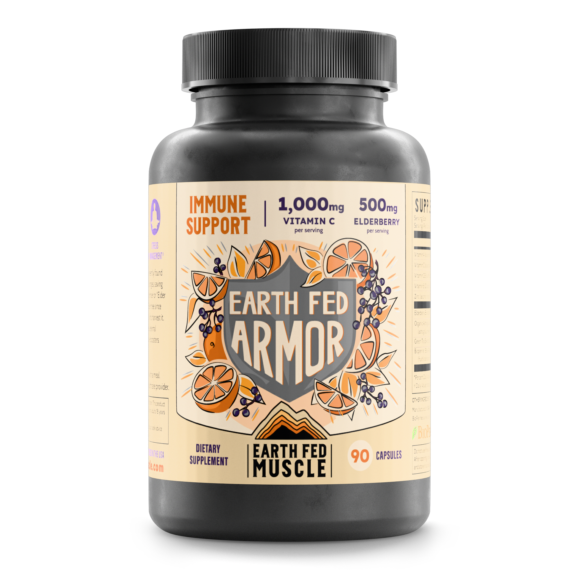 Elderberry Vitamin Immune System Booster | Green Tea Extract, Bioperine ...