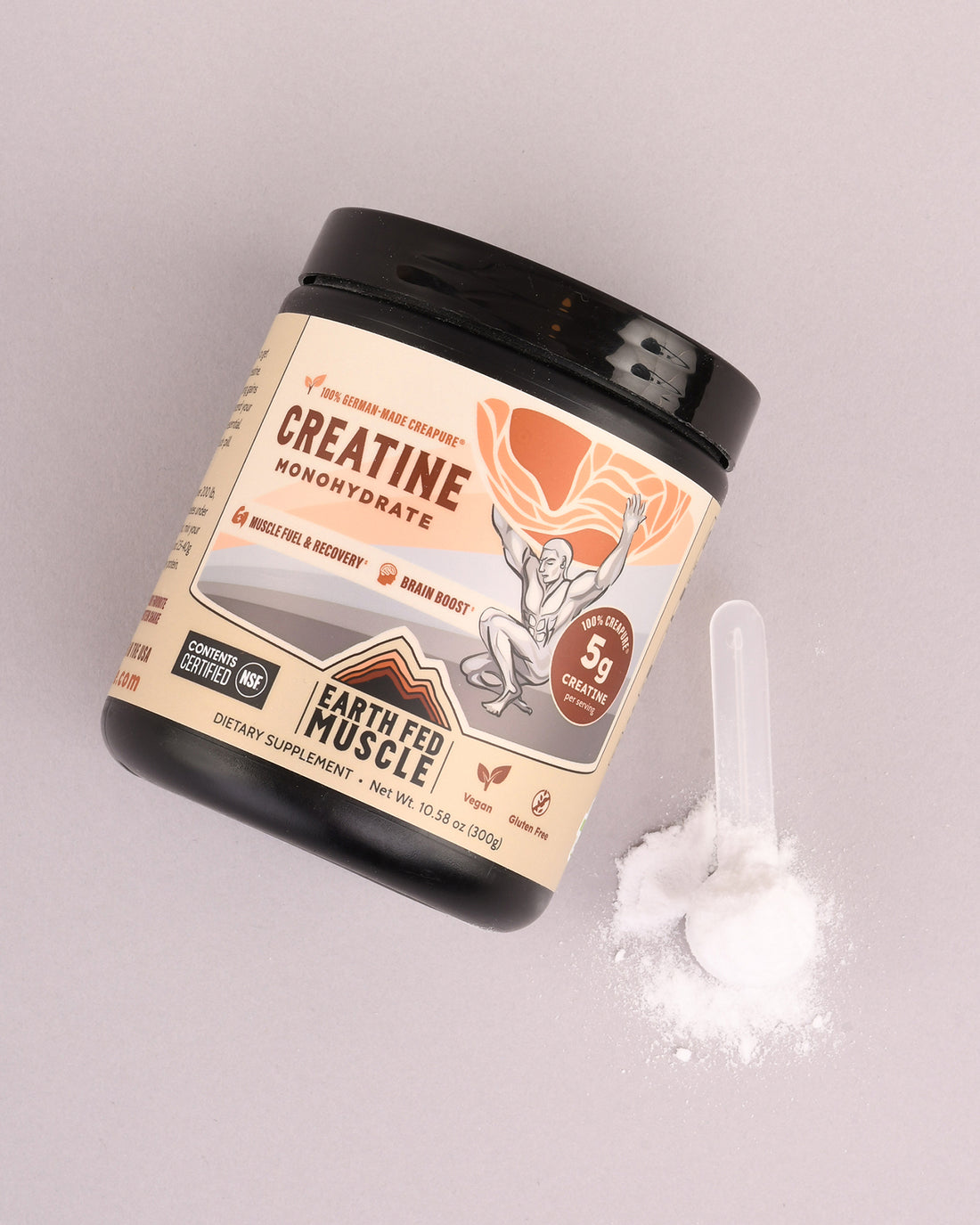 Transcend Creatine by Earth Fed Muscle | Creapure® Ultrapure Powder ...