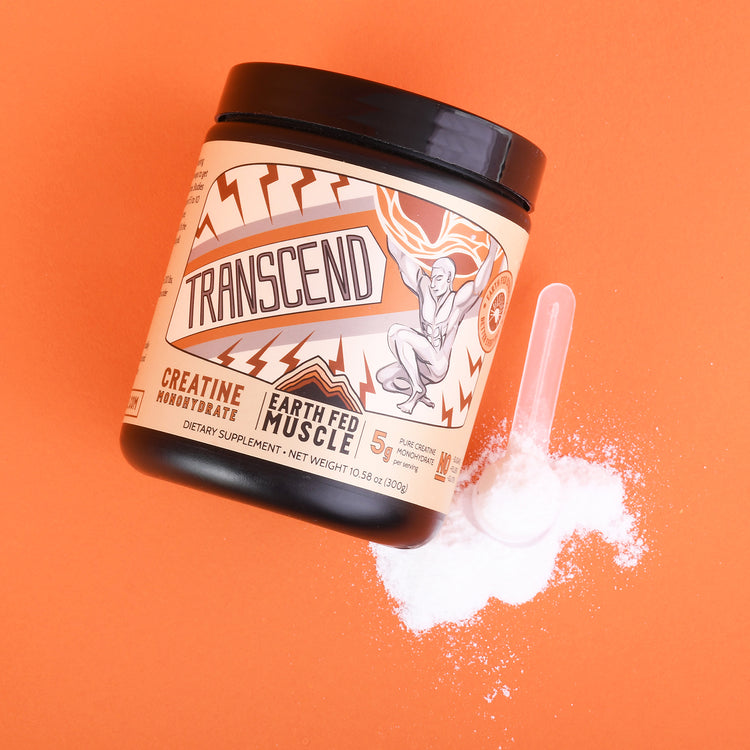Transcend Creatine by Earth Fed Muscle | Creapure® Ultrapure Powder ...
