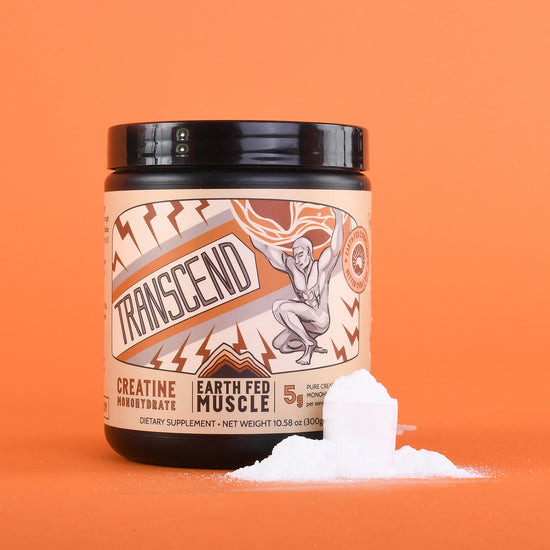 Transcend Creatine by Earth Fed Muscle | Creapure® Ultrapure Powder ...