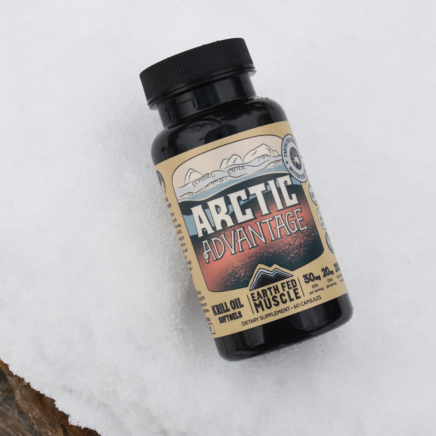 Arctic Advantage Krill Oil Softgels by Earth Fed Muscle | Phospholipids ...