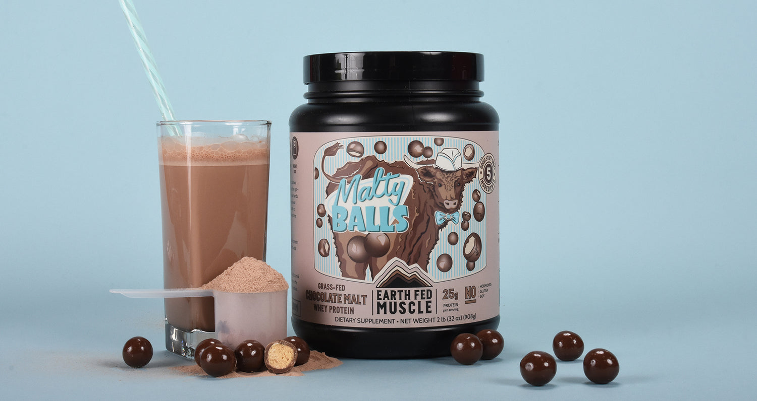 SEASONAL FLAVOR: Malty Balls Chocolate Malt Grass Fed Whey Protein ...