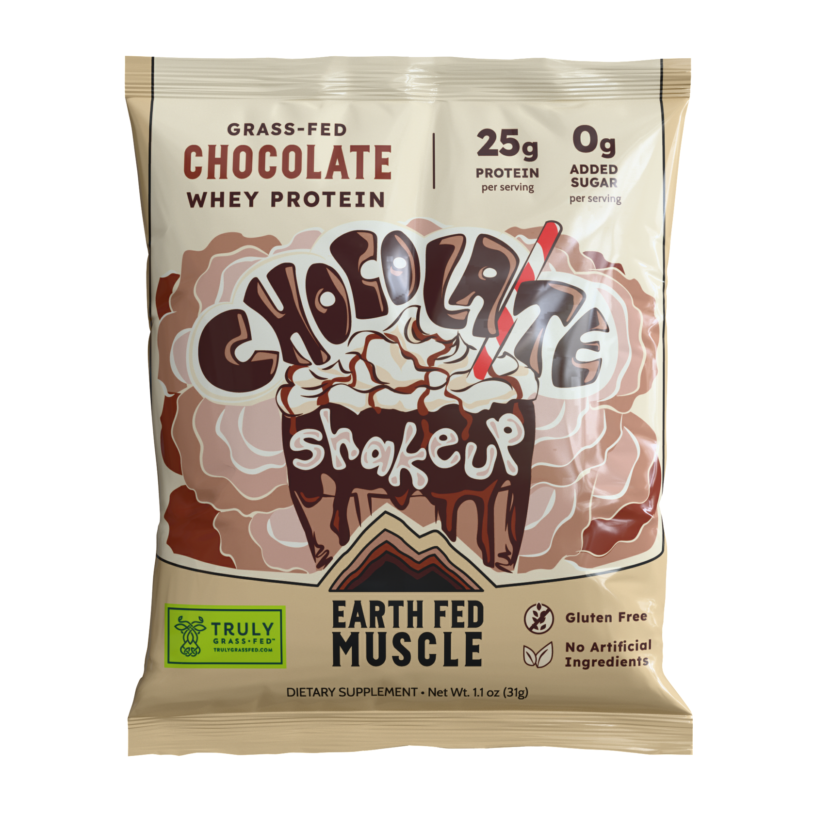 Single Serving Whey Protein Packs – Earth Fed Muscle