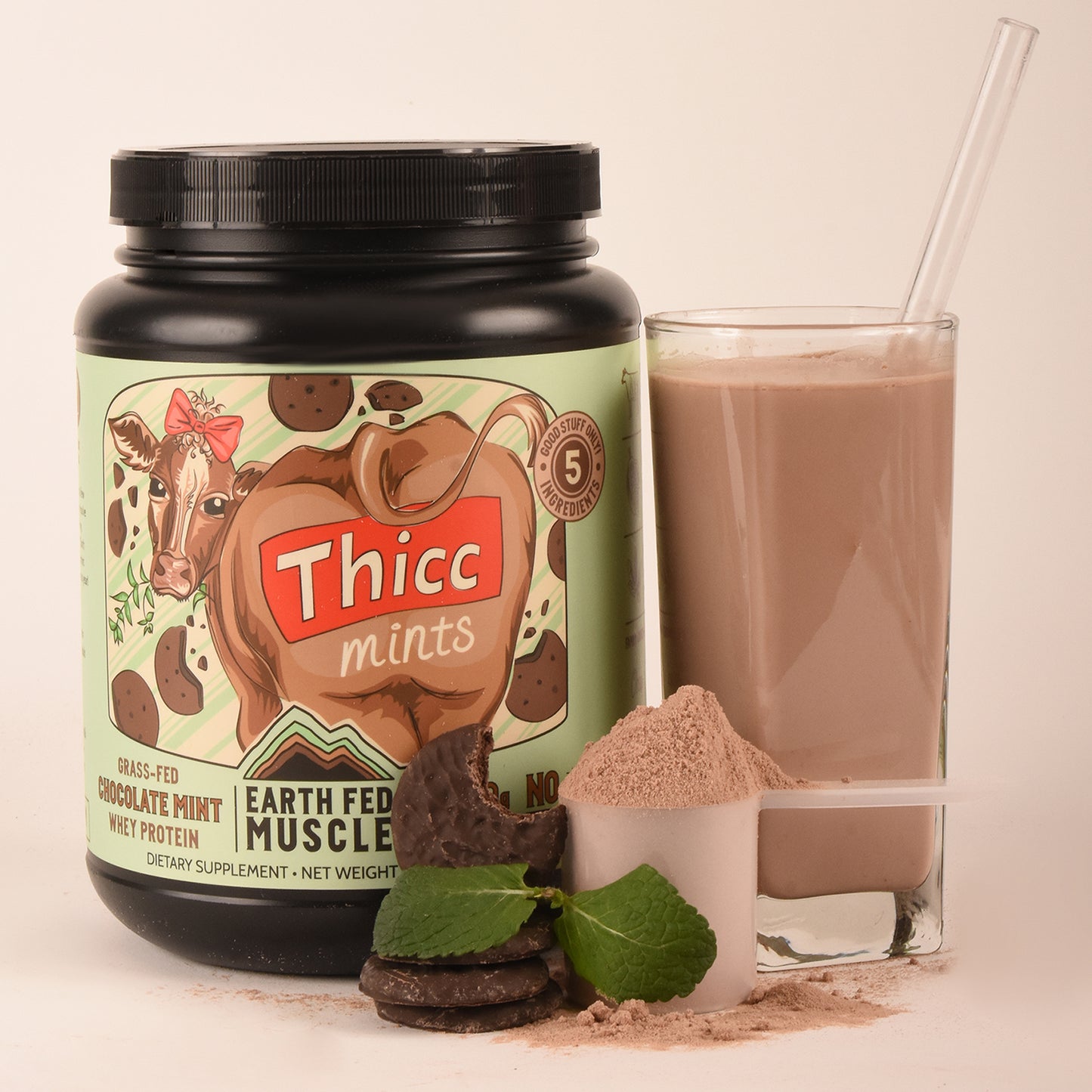 Mint Chocolate | Best Tasting Whey Protein Isolate Powder | Truly Grass ...