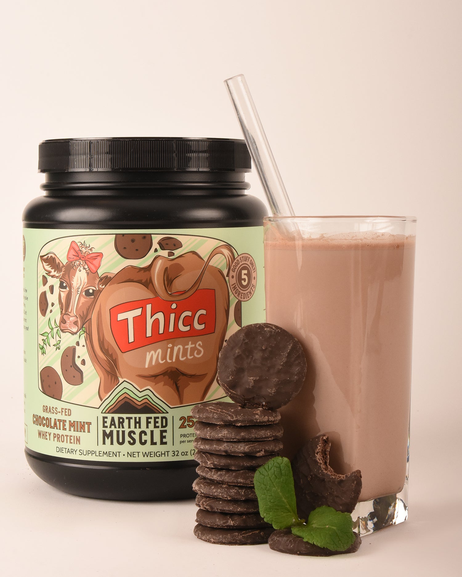 Mint Chocolate | Best Tasting Whey Protein Isolate Powder | Truly Grass ...