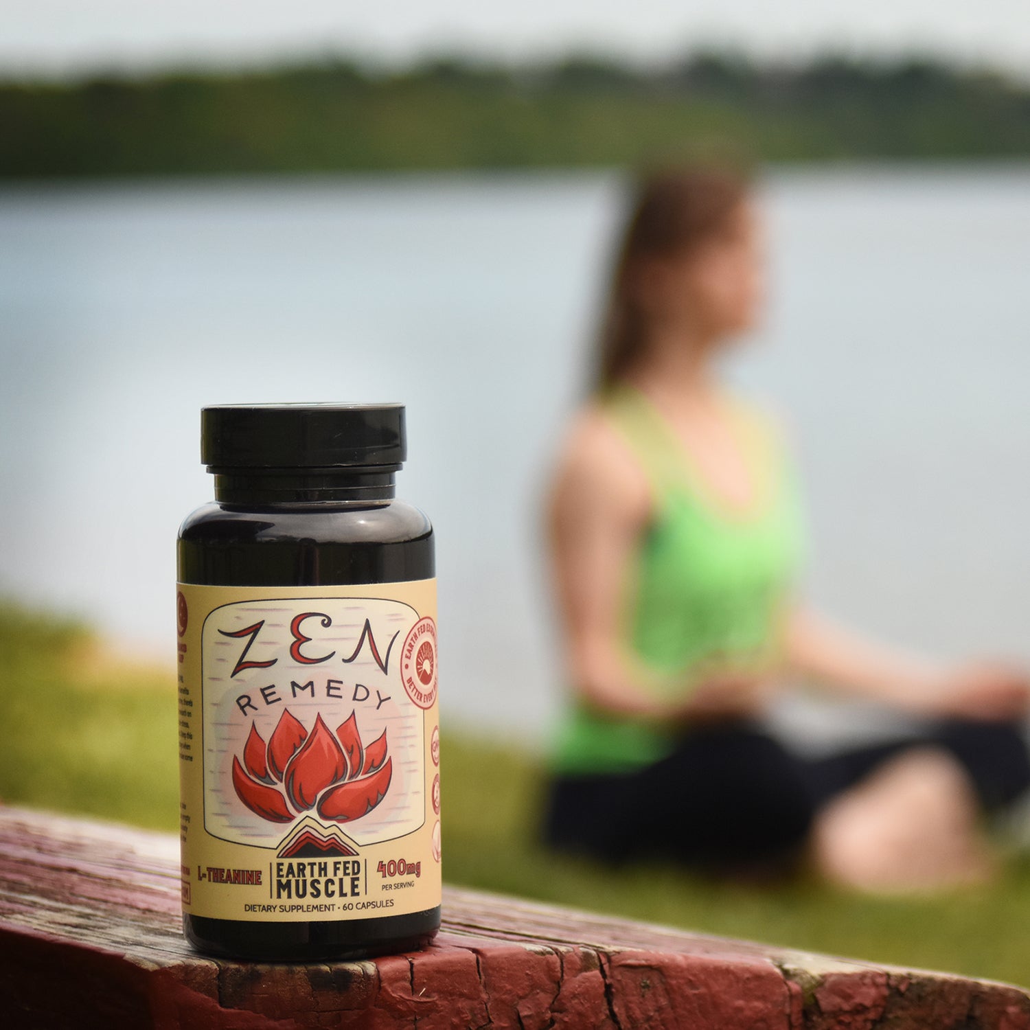 L-Theanine (400mg) | Zen Remedy by Earth Fed Muscle | Caffeine and L ...