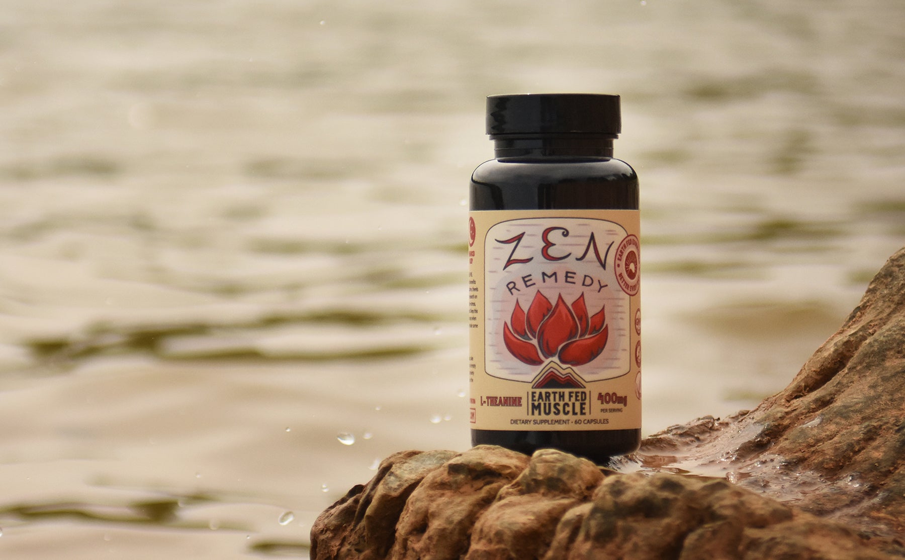 L-Theanine (400mg) | Zen Remedy by Earth Fed Muscle | Caffeine and L ...
