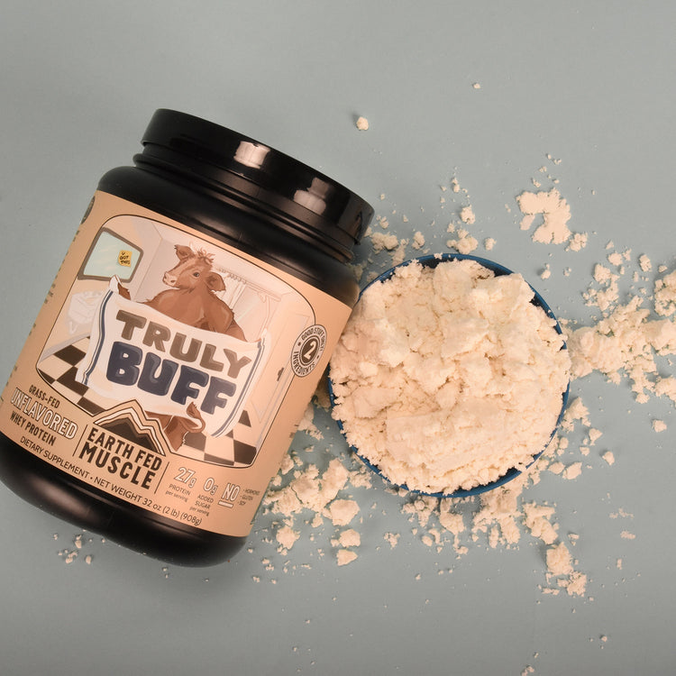Truly Buff - Unflavored Grass-Fed Whey – Earth Fed Muscle